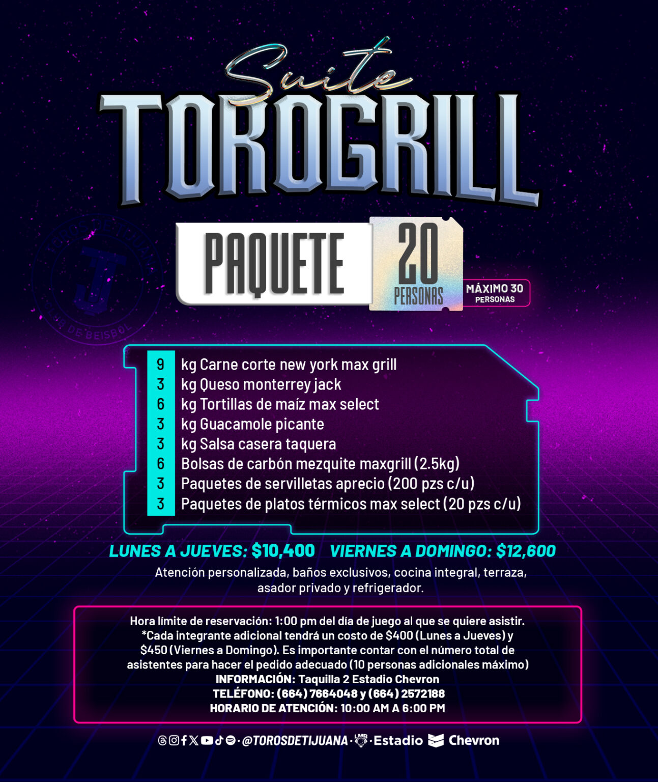 Suite Torogrill - Toros de Tijuana